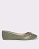 Buy Olive Green Flat Shoes for Women by HI-ATTITUDE Online | Ajio.com