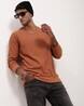 Buy Rust Sweatshirt & Hoodies for Men by SHOWOFF Online | Ajio.com