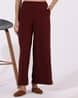 Buy Maroon Pants for Women by W Online | Ajio.com