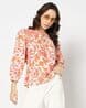 Buy Off White & Peach Shirts, Tops & Tunic for Women by YOUSTA Online ...