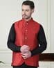 Buy Red Blazers & Waistcoats for Men by Even Online | Ajio.com