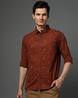 Buy Rust Shirts for Men by MONTE BIANCO Online | Ajio.com