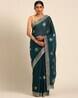 Buy Teal Sarees for Women by GRIVA DESIGNER Online | Ajio.com