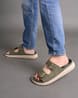 Buy Olive Flip Flop & Slippers for Men by ONSOLE Online | Ajio.com