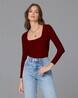 Buy Maroon Tops for Women by DREAM BEAUTY FASHION Online | Ajio.com