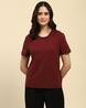 Buy Wine Tops for Women by GLOBAL REPUBLIC Online | Ajio.com