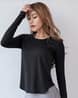 Buy Black Tshirts for Women by Flingr Online | Ajio.com