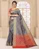 Buy Grey Sarees for Women by SVARAA Online | Ajio.com