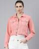 Buy Coral Jackets & Coats for Women by SHOWOFF Online | Ajio.com