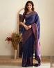 Buy Navy Sarees for Women by Viya Fashion Online | Ajio.com