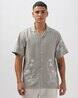 Buy Silver Shirts for Men by Hamptons X AG Online | Ajio.com