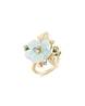 Buy MISS JO Women Stone-Studded Cocktail Ring | Blue Color Women | AJIO ...
