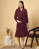 Buy Maroon Towels & Bath Robes for Home & Kitchen by FABINALIV Online ...