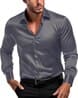 Buy PEWTER GREY Shirts for Men by SOLSTICE Online | Ajio.com