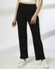 Buy Jet Black Track Pants for Women by Teamspirit Online | Ajio.com