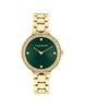 Buy Coach Round Dual Analogue Watch | Green Color Women | AJIO LUXE