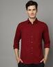 Buy Maroon Red Shirts for Men by MONTE BIANCO Online | Ajio.com