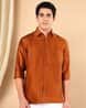 Buy Copper Red Shirts for Men by TATTVA Online | Ajio.com