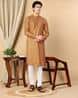 Buy Rust 2-Piece Ethnic Suit for Men by TATTVA Online | Ajio.com