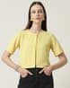 Buy Yellow Shrugs & Jackets for Women by STYLE QUOTIENT Online | Ajio.com