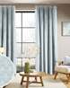 Buy Ice Blue Curtains & Accessories for Home & Kitchen by Nefertiti ...