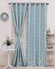 Buy Ice Blue Curtains & Accessories for Home & Kitchen by ARiANA Online ...
