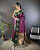 Buy Wine Sarees for Women by GRIVA DESIGNER Online | Ajio.com