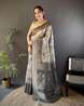 Buy Grey Sarees for Women by GRIVA DESIGNER Online | Ajio.com