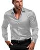 Buy Silver Shirts for Men by Indo_primo Online | Ajio.com
