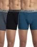 Buy Black/Seaport Teal/Deep Slate Boxers for Men by Jockey Online ...