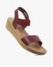 Buy Maroon Heeled Sandals for Women by SILK FEET Online | Ajio.com