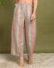 Buy Peach Trousers & Pants for Women by KANCHUK Online | Ajio.com