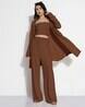 Buy Brown Co-ord Sets for Women by SHOWOFF Online | Ajio.com