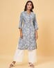 Buy Grey Kurtas for Women by RANGMANCH BY PANTALOONS Online | Ajio.com