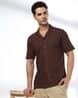 Buy Brown Shirts for Men by NETPLAY Online | Ajio.com