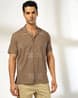 Buy Brown Shirts for Men by NETPLAY Online | Ajio.com