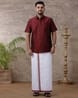 Buy Maroon Ethnic Suit Sets for Men by Ramraj Cotton Online | Ajio.com