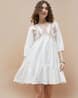Buy Off White Dresses for Women by COLOUR ME Online | Ajio.com