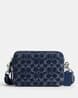 Buy Coach Signature Denim Small Charter Crossbody Bag 19 | Blue Color ...