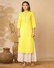 Buy Yellow Kurtas for Women by Fashor Online | Ajio.com