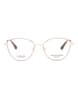 Buy Ana Hickman Women Oval Shape Full Rim Frames | Gold Color Women ...