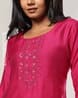 Buy Rani Pink Kurtas for Women by Indie Picks Online | Ajio.com