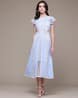 Buy Powder Blue Dresses for Women by LABEL RITU KUMAR Online | Ajio.com