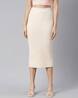 Buy Cream Skirts for Women by SHOWOFF Online | Ajio.com