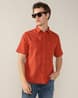 Buy Rust Shirts for Men by LEE COOPER Online | Ajio.com