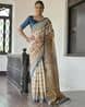 Buy Blue Sarees for Women by GRIVA DESIGNER Online | Ajio.com