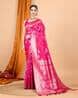 Buy Magenta pink Sarees for Women by GRIVA DESIGNER Online | Ajio.com