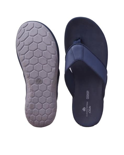 Clarks mens leather flip flops store