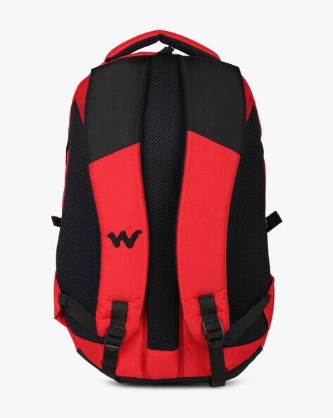 Buy Red Wildcraft Colourblock Laptop Backpack | AJIO