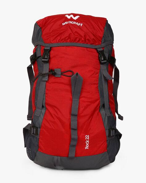 Buy Red Wildcraft Water-Resistant Rock 22 Rucksack | AJIO